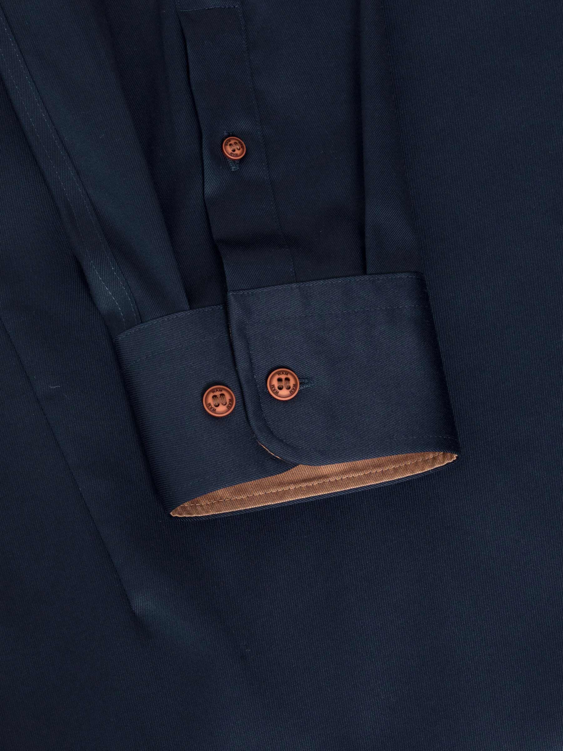 The Renzo Non Iron Navy Shirt – Wam Denim The Renzo Non Iron Navy Shirt – Wam Denim